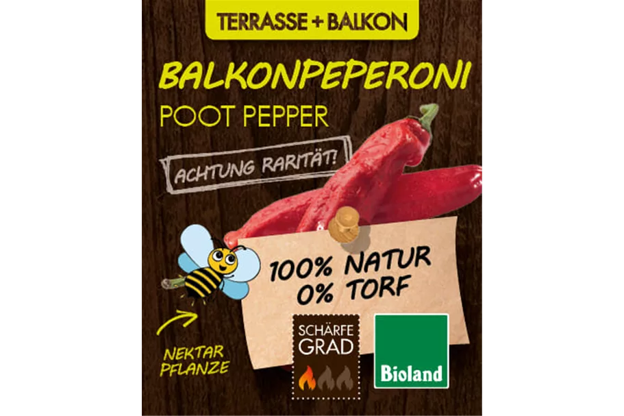 Bio Peperoni 'Poot Pepper' online kaufen bei Olerum